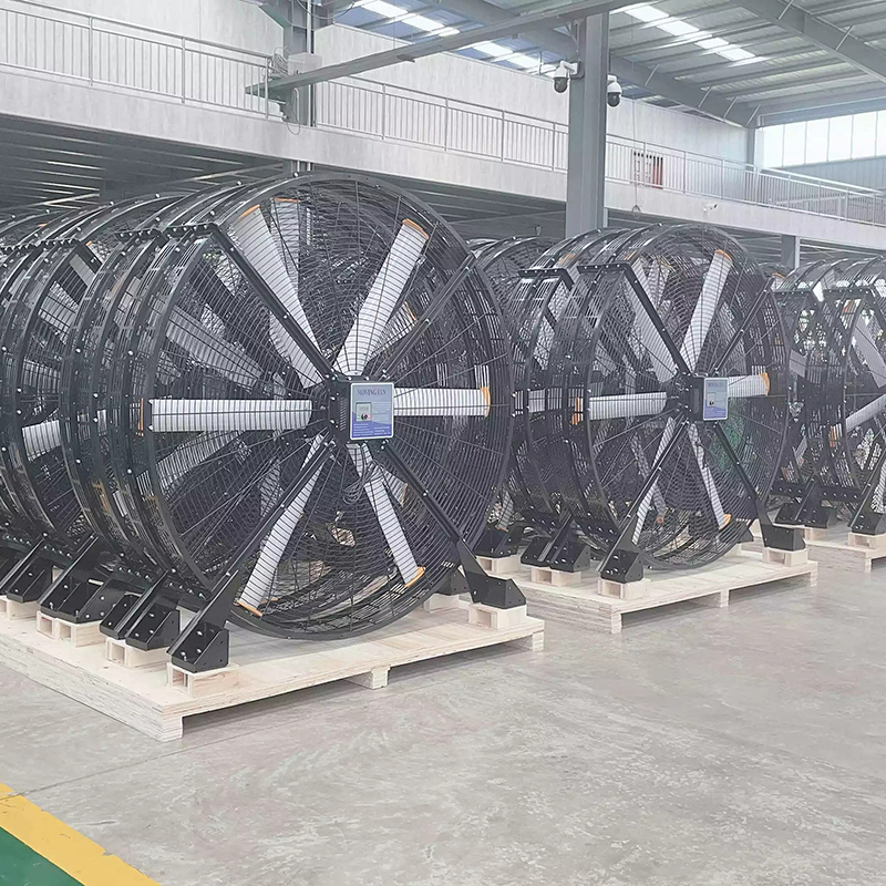 Long Wind Distance Low Noise Brushless Motor 2m Moving Industrial Fan ...