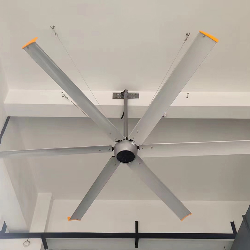Commercial 0.4 KW Warehouse 14ft 4.2m Ceiling Industrial Fan Pmsm Motor ...